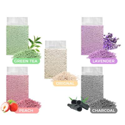 China Organic Tofu Cat Litter 6x Water Absorption with 1.5mm-3mm Diameter Options | Dust-Free Flushable Pet Litter for sale