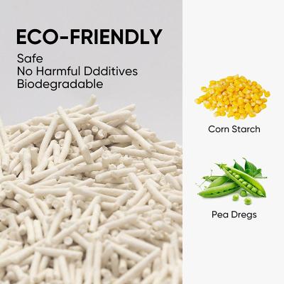 China OEM/ODM Tofu Cat Litter 1.5mm-3mm Diameter Options | Natural Pea Fiber & Corn Starch | Flushable & Dust-Free for sale