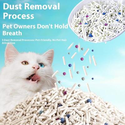 China Mixed Cat Litter 2.5kg Super Strong Clumping Odor Control Tofu Bentonite Blend for sale