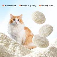 China OEM Customizable Natural Cassava Cat Litter 300% Water Absorption Dust Free Clumping Strong Deodorization for sale