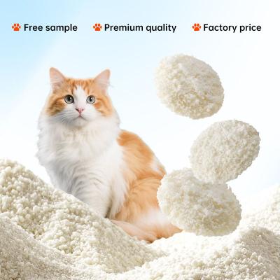 China OEM Customizable Natural Cassava Cat Litter 300% Water Absorption Dust Free Clumping Strong Deodorization for sale