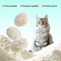 China Natural Plant-Based Cassava Cat Litter Strong Clumping Low Dust Long Lasting Water Absorption Over 300 Percent for sale
