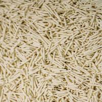 China Factory Bulk Dust Free Clumping Flushable Tofu Cat Litter 1.5mm 2mm 3mm Customizable Odor Control for sale