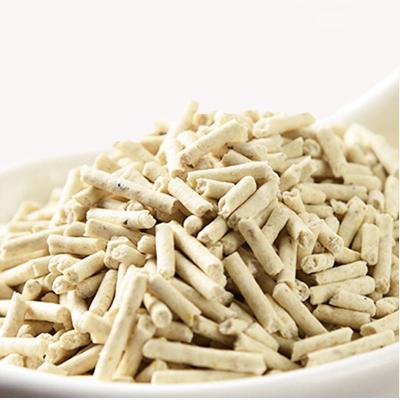 China Bulk Tofu Cat Litter Super Absorbent Clumping 2mm Diameter Eco Friendly Plant Based Pet Supplies for sale