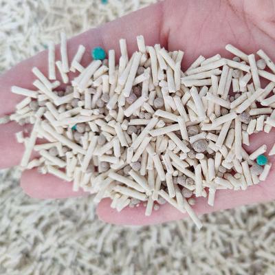China Biodegradable Tofu Bentonite Mixed Cat Litter 2.5kg Strong Clumping Low Dust Flushable for sale