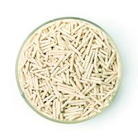 China OEM 6L Clumping Tofu Cat Litter Milk Scent Dust Free Fast Absorbing Flushable Plant Based Cat Sand for sale