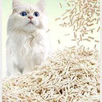 China Natural Biodegradable Tofu Cat Litter 1.5mm Dust Free Clumping Plant Based Pet Supplies for sale