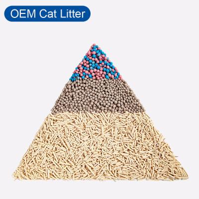 China Tofu Bentonite Mixed Cat Litter Deodorising Low Dust Retaining Fragrance for Multi-Cat Use for sale