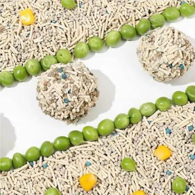 China Scented Mixed Cat Litter Tofu Bentonite Low Tracking Premium Clumping 2.5kg High Water Absorption for sale