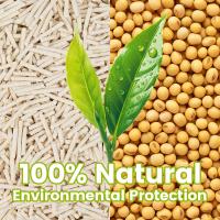 China Biodegradable Tofu Cat Litter 1.5mm Dust Free Odor Control Plant Based Eco Friendly Kitty Litter for sale
