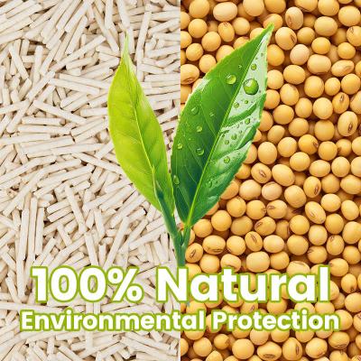 China Biodegradable Tofu Cat Litter 1.5mm Dust Free Odor Control Plant Based Eco Friendly Kitty Litter for sale