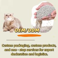 China Wholesale Natural Bentonite Cat Litter 0.8-3.5mm Dust-Free Clumping Odor Control OEM ODM for sale