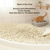 China Green Tea Scented Tofu Cat Litter Multi Cat Formula Quick Clumping 6L Highly Absorbent Pet Litter for sale