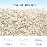 China Custom Bulk Natural Dust Free Deodorized Tofu Cat Litter 6L 2.3kg Biodegradable Scented Kitten Pellets for sale