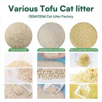 China Vacuum Packed Tofu Cat Litter Dust Free Solid Clumping Soybean Pellets 6L 2.3kg for sale