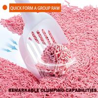 China Wholesale Peach Scented Tofu Cat Litter 6L Ultra Clumping Biodegradable Dust Free Toilet Sand for sale