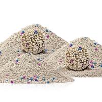China Premium Clumping Bentonite Cat Litter 0.8-3.5mm Strong Odor Control Low Dust Multi-Cat for sale