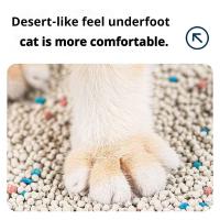 China Natural Bentonite Cat Litter 0.8-3.5mm Fast Clumping Multi-Cat Odor Absorption Solution for sale