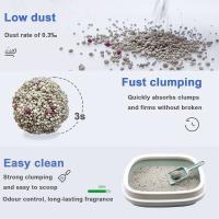 China Natural Bentonite Cat Litter 0.8-3.5mm Strong Clumping Multi-Cat Odor Control for sale