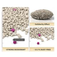 China Natural Bentonite Cat Litter 0.8-3.5mm Strong Clumping Multi-Cat Odor Control for sale