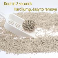 China 100% Natural Bentonite Cat Litter 0.8-3.5mm Fast Clumping Odor Control Multi-Cat for sale