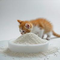 China Natural Unscented Cassava Cat Litter 300% Water Absorption Clumping Biodegradable Eco-Friendly for sale