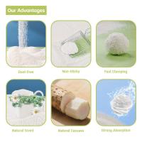 China Natural White Cassava Cat Litter 300% Water Absorption Unscented Plant Based Clumping Biodegradable for sale
