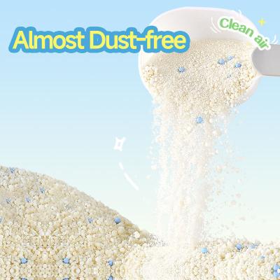 China Natural Unscented Cassava Cat Litter 300% Water Absorption Clumping Biodegradable Plant Based Odor Control for sale