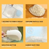 China Natural White Cassava Cat Litter 300% Water Absorption Clumping Biodegradable Unscented for sale