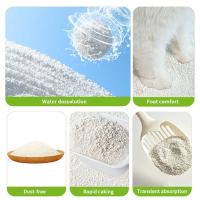China Premium Natural Cassava Cat Litter 300% Water Absorption Fast Clumping Unscented Biodegradable for sale