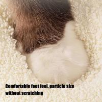 China Natural Unscented 100% Plant-Based Clumping Cassava Cat Litter Water Absorption Over 300% for sale