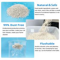 China Natural Tofu Cat Litter 6L Low Dust Strong Clumping Odor Control Plant Based Flushable for sale
