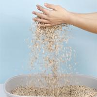 China Eco Friendly Tofu Cat Litter Natural Soybean Fiber Fast Clumping Low Dust 1.5mm 2mm 3mm for sale