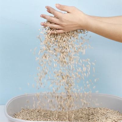 China Eco Friendly Tofu Cat Litter Natural Soybean Fiber Fast Clumping Low Dust 1.5mm 2mm 3mm for sale