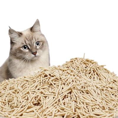 China Flushable Tofu Cat Litter Natural Plant Based Strong Odor Control Solution for sale