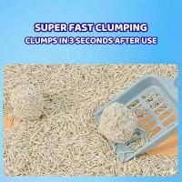 China Natural Tofu Cat Litter 6L Low Dust Quick Clumping High Absorbent Flushable Pet Supplies for sale