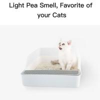 China Natural Tofu Cat Litter 1.5mm 2mm 3mm Fast Absorption Low Dust Multi Cat Clumping Formula for sale