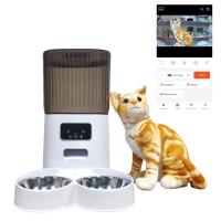 China Smart Pet Feeder 5L with 1080P HD Camera WiFi Automatic Cat Dog Food Dispenser for sale