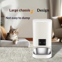 China Smart Automatic Pet Feeder 6.5L WiFi Cat Dog Food Dispenser Double Bowls Multi-Pet for sale