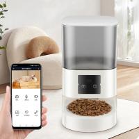 China Wholesale Smart Pet Feeder 6.5L WiFi Automatic Food Dispenser Double Bowls App Control for Multi-Cat for sale