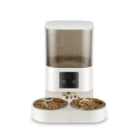 China Smart Pet Feeder 6.5L Automatic Dog Cat Food Dispenser Double Bowls Easy Clean Wi-Fi for sale