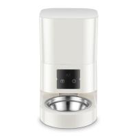 China Smart Pet Feeder 6.5L Automatic Dog Cat Food Dispenser Double Bowls Easy Clean Wi-Fi for sale