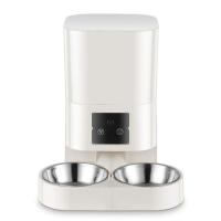 China Smart Pet Feeder 6.5L Automatic Dog Cat Food Dispenser Double Bowls Easy Clean Wi-Fi for sale