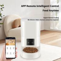 China Smart Automatic Pet Feeder 6.5L WiFi Cat Dog Food Dispenser Double Bowls for sale