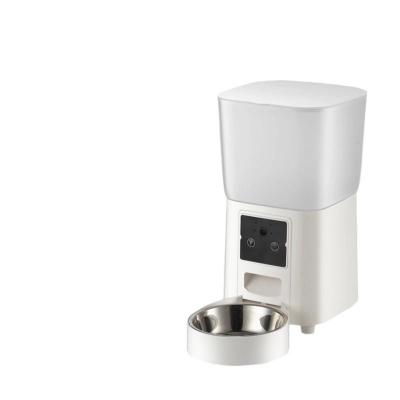 China Smart Automatic Pet Feeder 5.5L WiFi App Control Timed Feeding OEM ODM for sale