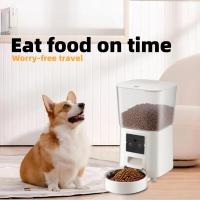 China Smart Automatic Pet Feeder 5.5L WiFi App Control Timed Feeding OEM ODM for sale