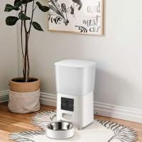 China Smart Pet Feeder 5.5L with App Control Voice Recorder Scheduled Feeding Anti-Clogging for sale
