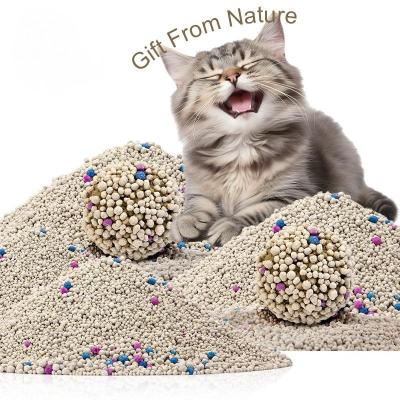 China Dust Free Bentonite Cat Litter 0.8-3.5mm Strong Clumping Odor Elimination Multi-Cat for sale