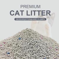 China Starhong 100% Natural Bentonite Cat Litter 0.8-3.5mm Hard Clumping Low Tracking for sale