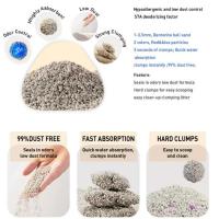 China 100% Natural Bentonite Cat Litter 0.8-3.5mm Strong Clumping Odor Control Multi-Cat OEM for sale